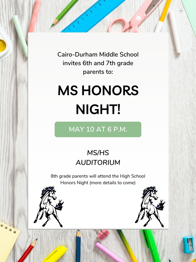 6th/7th Grade Honors Night | Cairo-Durham Middle School